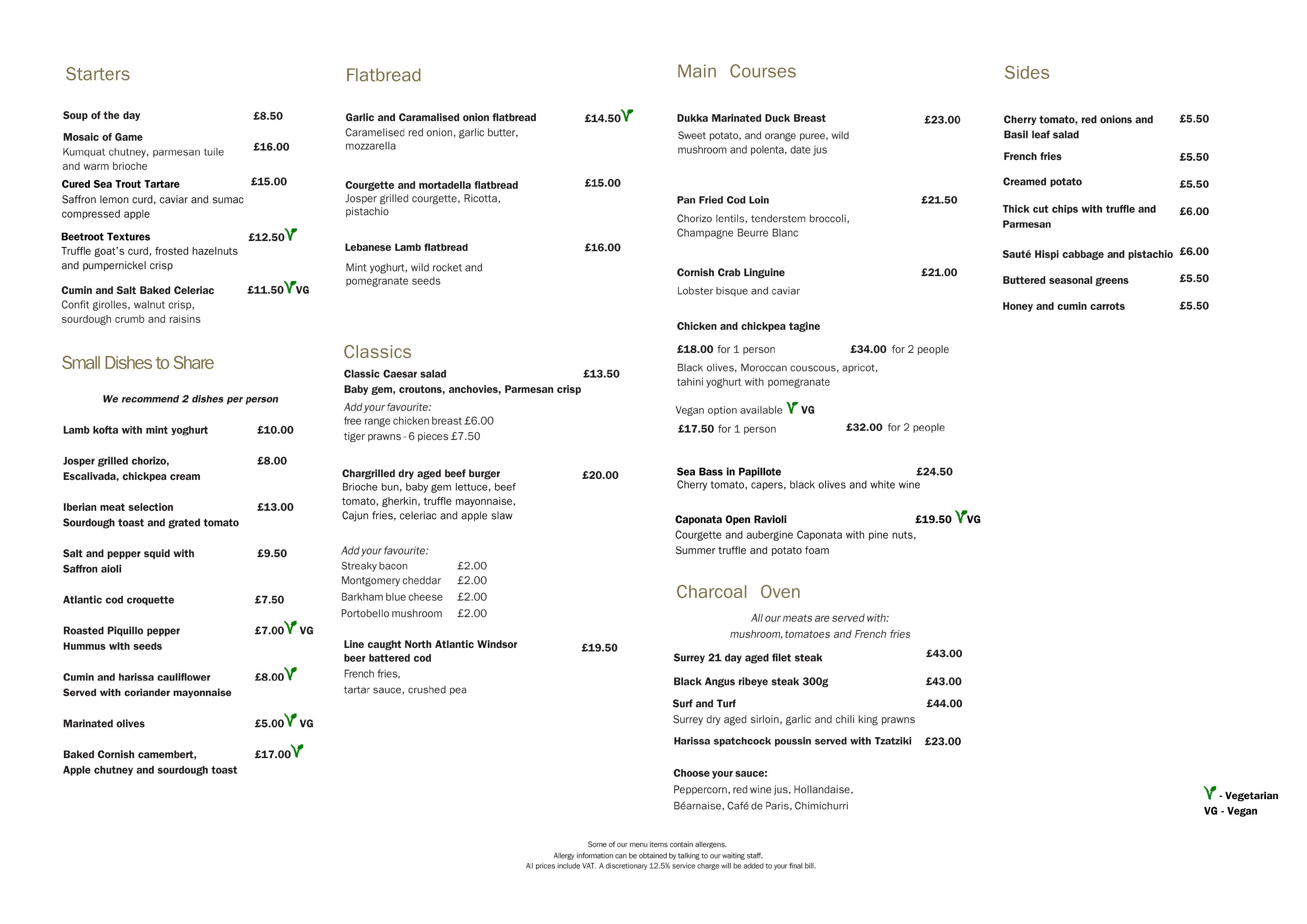 Menu Displays powered by menumodo