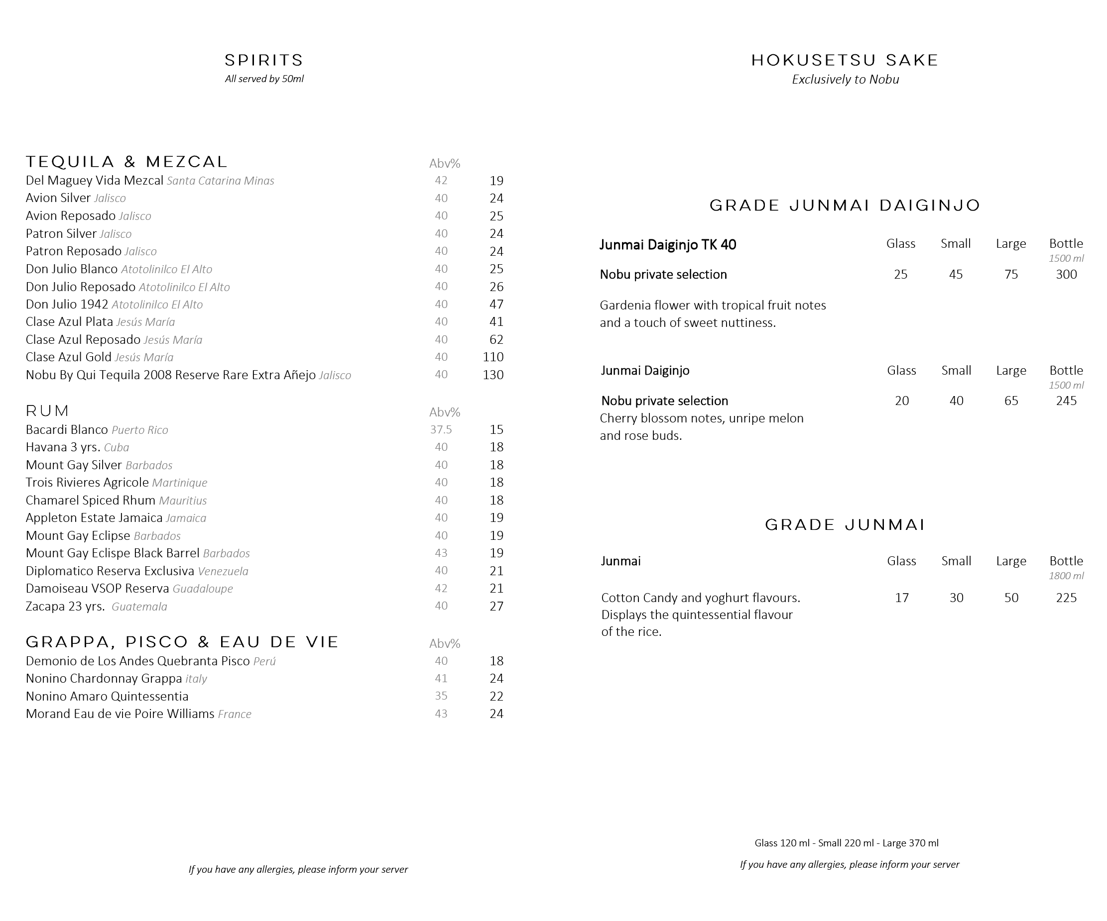 Menu Displays powered by menumodo