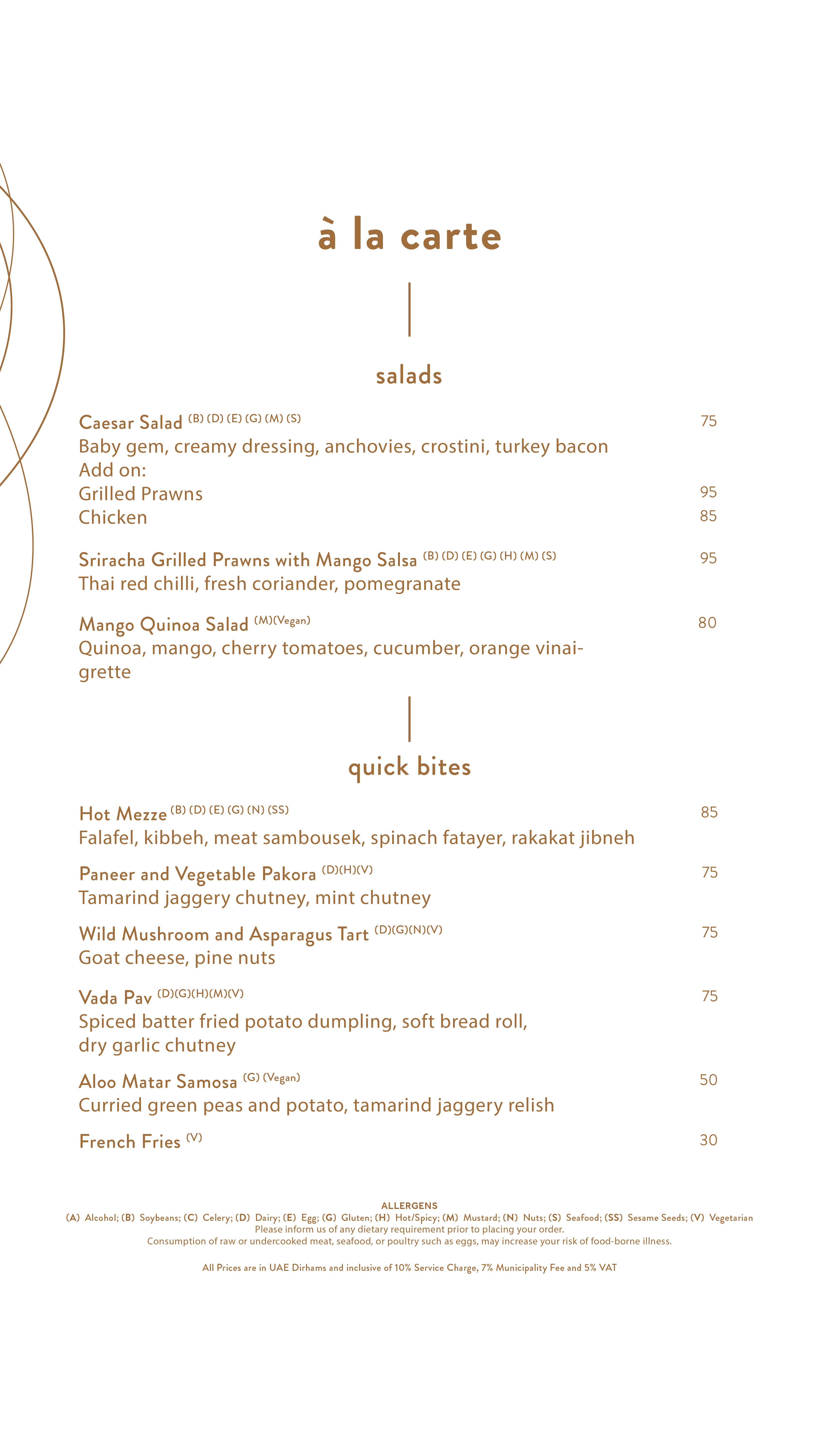 Menu Displays powered for Taj Exotica Resort & Spa by menumodo