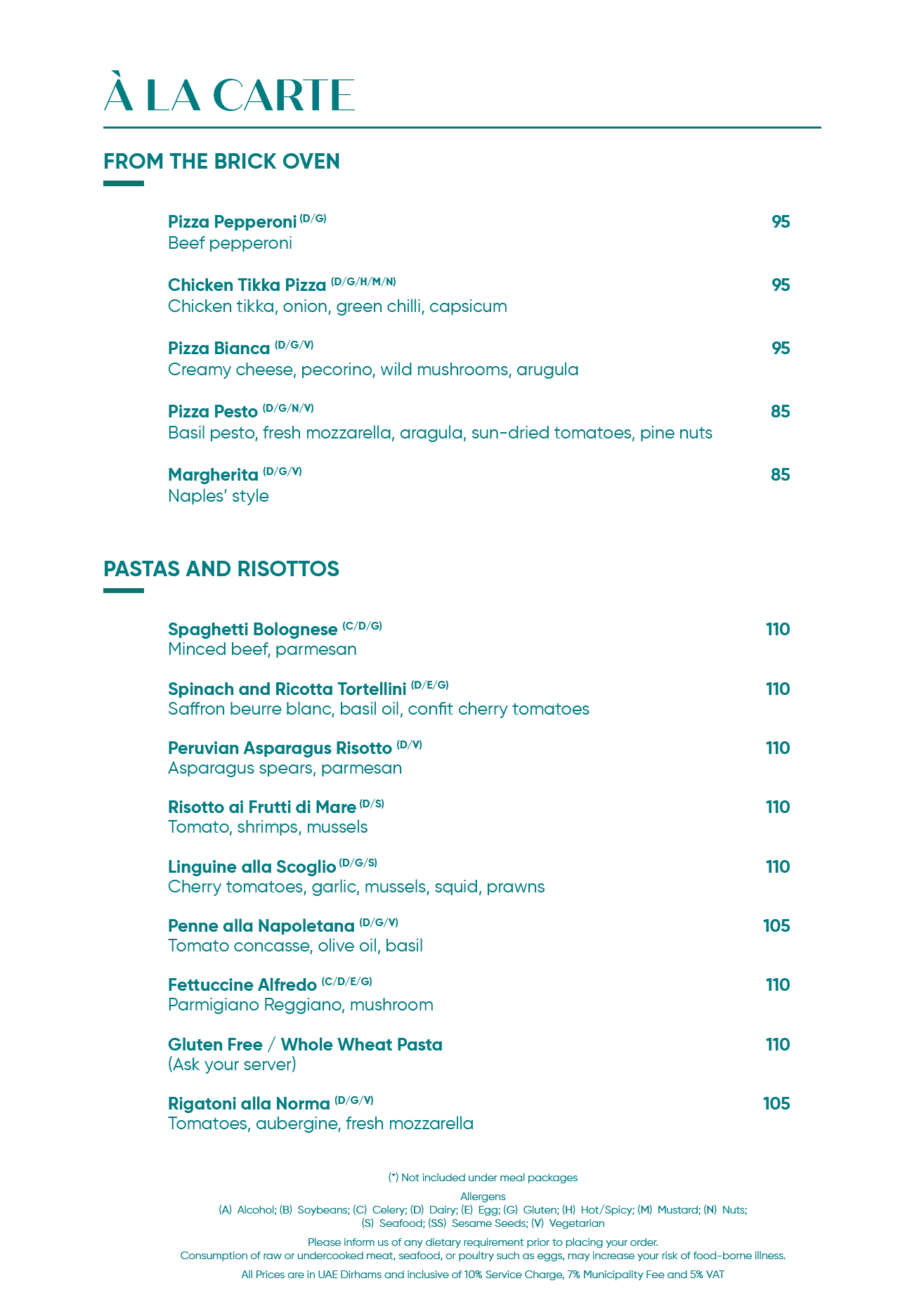 Menu Displays powered for Taj Exotica Resort & Spa by menumodo