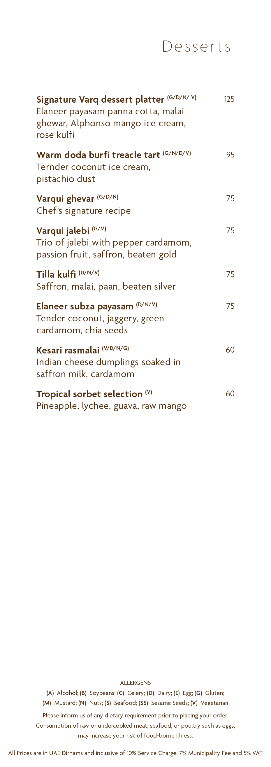 Menu Displays powered for Taj Exotica Resort & Spa by menumodo